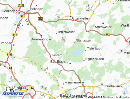 MICHELIN-Landkarte Moosburg - ViaMichelin