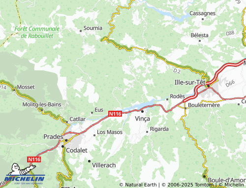 Carte MICHELIN Marcevol - ViaMichelin