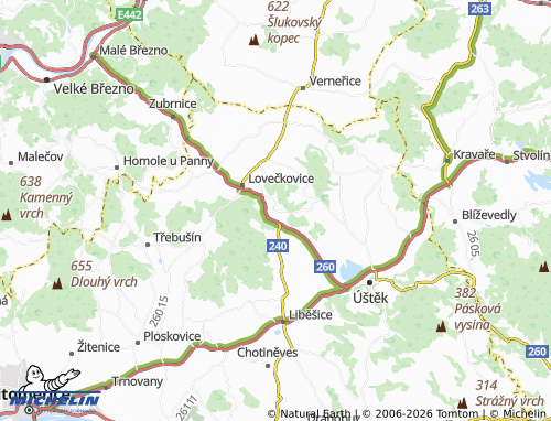 MICHELIN Levín map - ViaMichelin