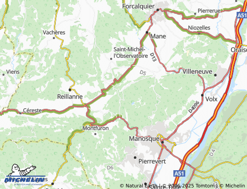 Carte MICHELIN Saint-Martin-les-Eaux - ViaMichelin