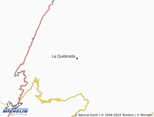 MICHELIN La Quebrada map - ViaMichelin