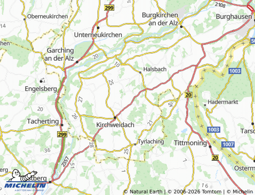 MICHELIN Amersberg map - ViaMichelin