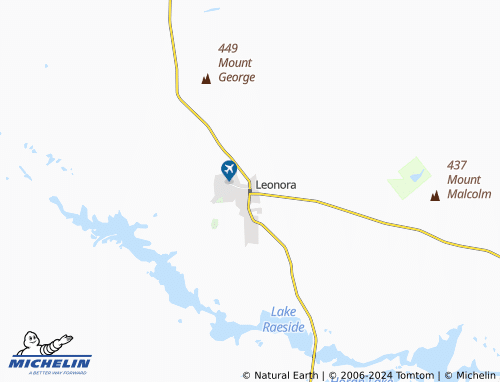 MICHELIN Leonora map - ViaMichelin