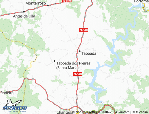 Mapa MICHELIN Moreda de Abaixo - ViaMichelin