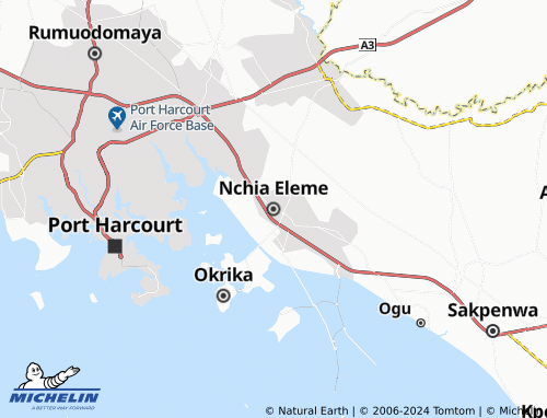 MICHELIN Nchia Eleme map - ViaMichelin