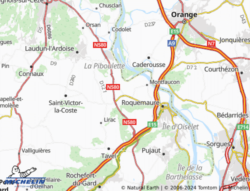 Carte MICHELIN Saint-Geniès-de-Comolas - ViaMichelin