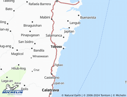 MICHELIN Toboso map - ViaMichelin