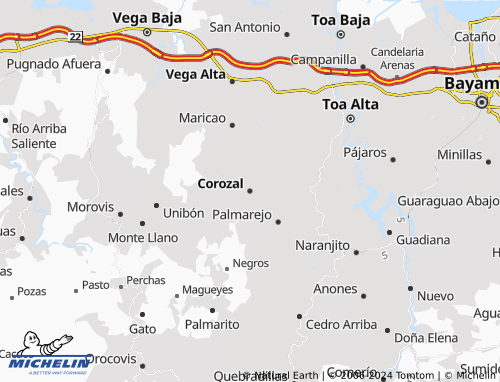 Mapa MICHELIN Corozal - ViaMichelin