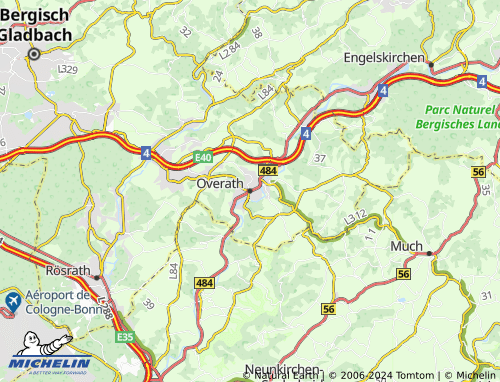 MICHELIN-Landkarte Overath - ViaMichelin