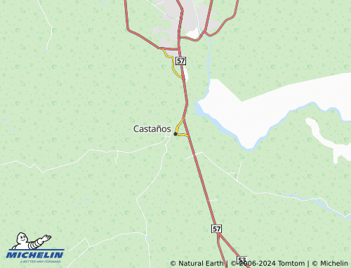 MICHELIN Castaños map - ViaMichelin