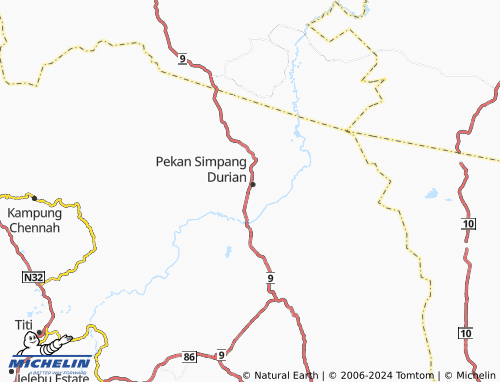 Mapa MICHELIN Taman Bunga Raya - ViaMichelin