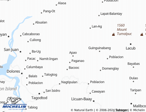 MICHELIN Apao map - ViaMichelin