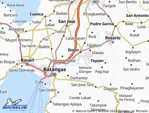 MICHELIN Bago map - ViaMichelin