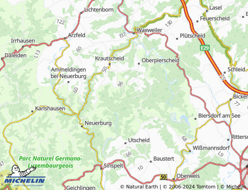 MICHELIN Burscheid map - ViaMichelin
