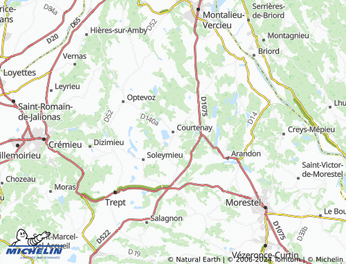 MICHELIN Courtenay map - ViaMichelin