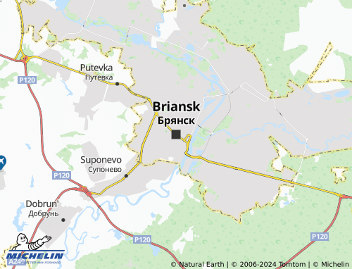 MICHELIN Bryansk map - ViaMichelin