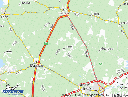 Carte MICHELIN Herm - ViaMichelin