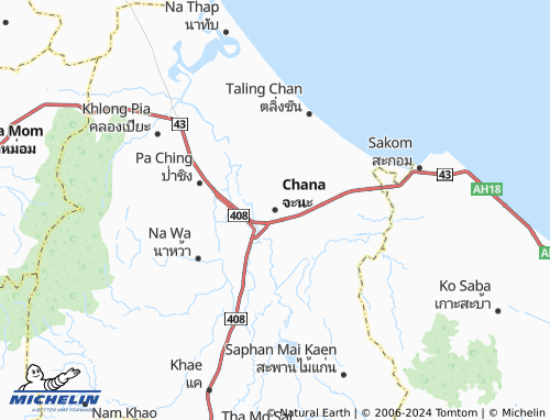 MICHELIN Chana map - ViaMichelin