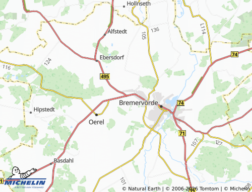 MICHELIN-Landkarte Glinde - ViaMichelin