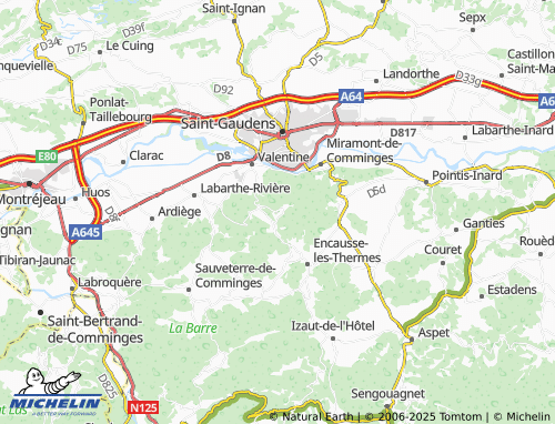 Carte MICHELIN Le Sarrat - ViaMichelin