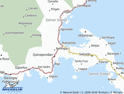 MICHELIN Caculangan map - ViaMichelin