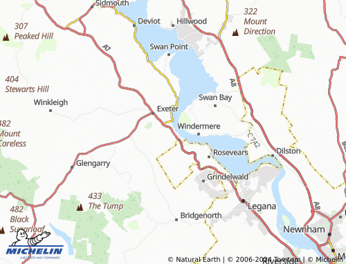 MICHELIN Lanena map - ViaMichelin