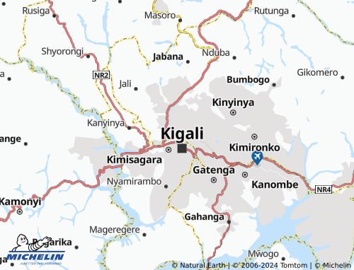 Carte MICHELIN Ruhango - ViaMichelin