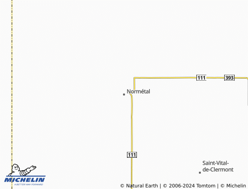 MICHELIN Normétal map - ViaMichelin