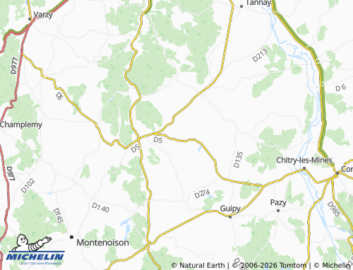 MICHELIN Mave map - ViaMichelin