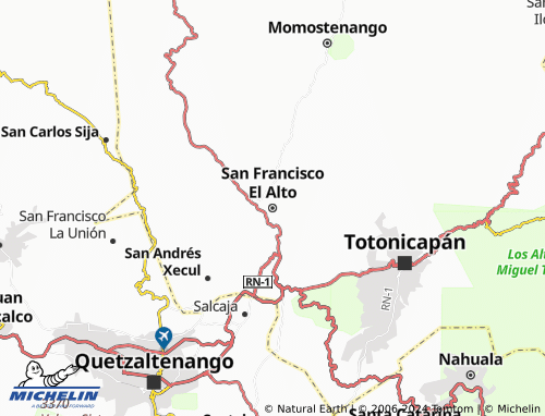 Mapa MICHELIN San Francisco El Alto - ViaMichelin