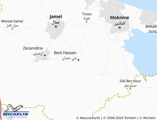 MICHELIN Bani Hassan map - ViaMichelin