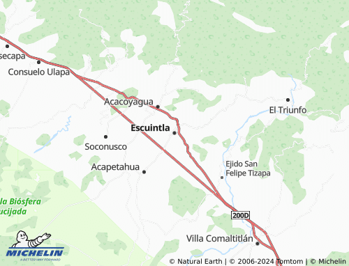 Mapa MICHELIN Escuintla - ViaMichelin