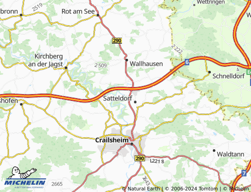 MICHELIN Neidenfels map - ViaMichelin