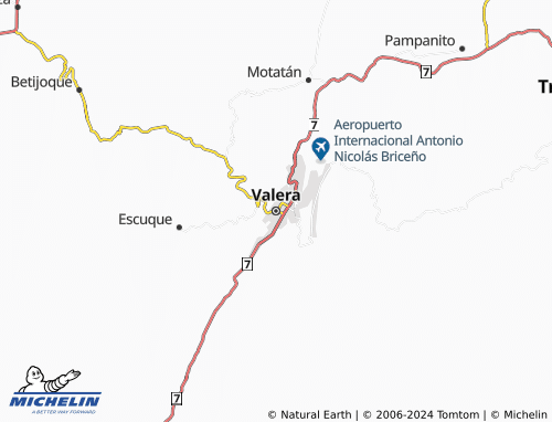 MICHELIN Valera map - ViaMichelin