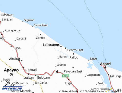 MICHELIN Ballesteros map - ViaMichelin