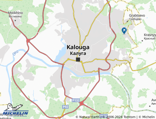 MICHELIN Kaluga map - ViaMichelin