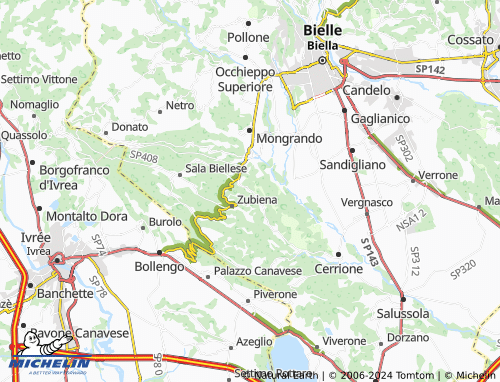 MICHELIN Trucchi map - ViaMichelin