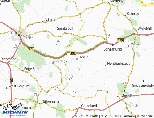 MICHELIN Hörup map - ViaMichelin
