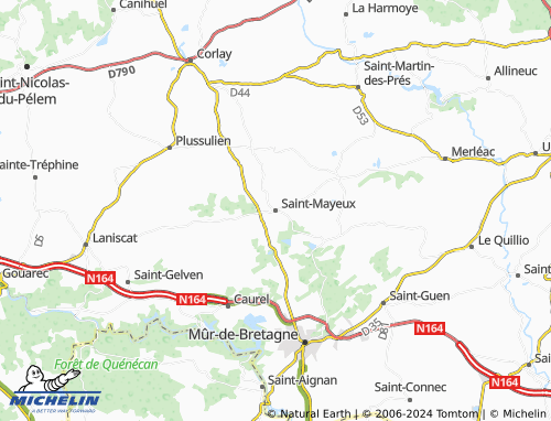 Carte MICHELIN Saint-Mayeux - ViaMichelin