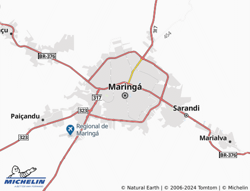 Mapa MICHELIN Maringá - ViaMichelin
