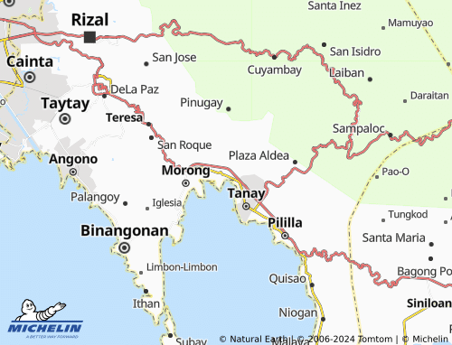 MICHELIN Baras map - ViaMichelin