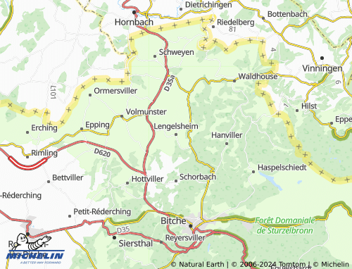 MICHELIN Lengelsheim map - ViaMichelin