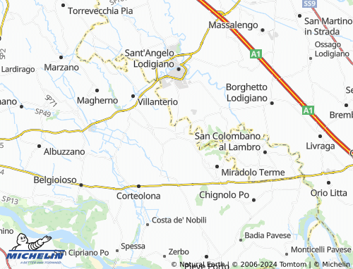 MICHELIN Monteleone map - ViaMichelin