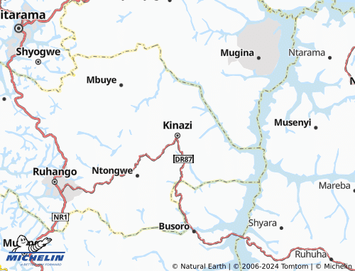MICHELIN Kinazi map - ViaMichelin