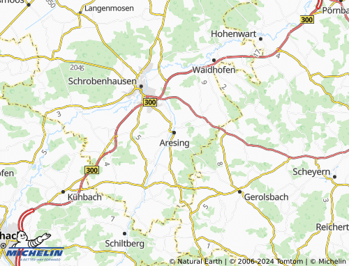 MICHELIN Aresing map - ViaMichelin