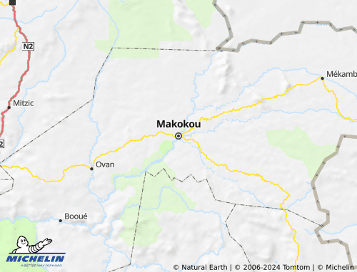 MICHELIN Ogooué-Ivindo map - ViaMichelin
