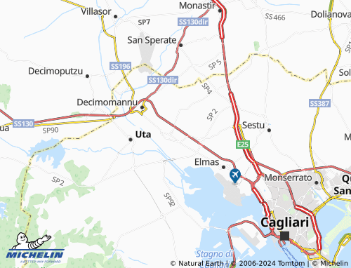 Mappa MICHELIN Assemini - ViaMichelin