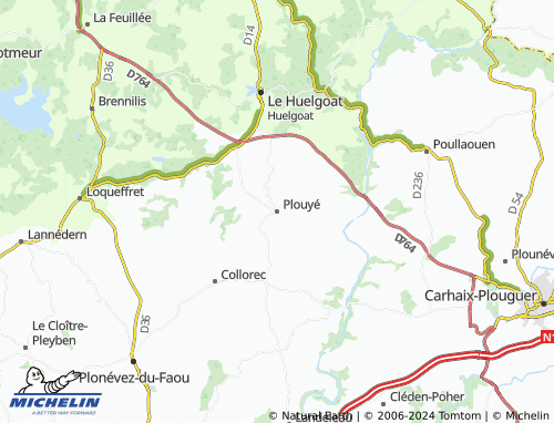 Carte MICHELIN Plouyé - ViaMichelin