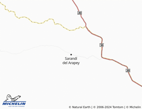 Mapa MICHELIN Sarandí del Arapey - ViaMichelin
