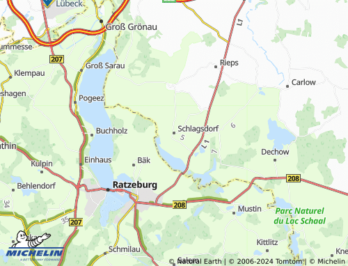 MICHELIN Schlagsdorf map - ViaMichelin